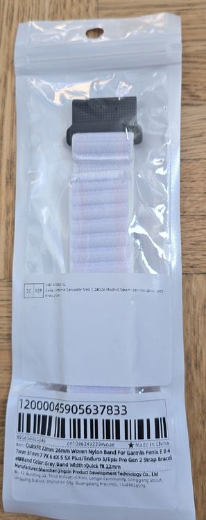 Garmin 26mm Nylon Quickfit Strap (Neu und originalverpackt) in Lausanne ...