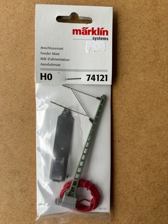 Marklin 74121 Anschlussmast (Neu und originalverpackt) in Hauterive NE für CHF 15 – mit ...