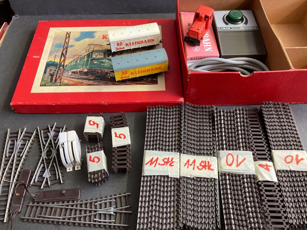 Geleise,Weichen,Trafo Lokomotive, Wagen von Kleinbahn | Kaufen auf Ricardo