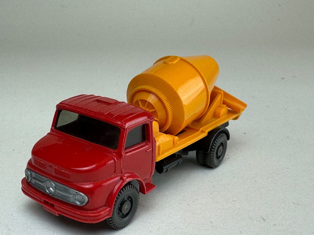 Wiking Mercedes 1413 Betonmischer rot/melonengelb | Kaufen auf Ricardo