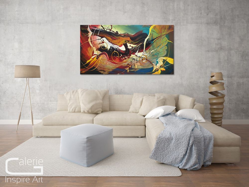 Original Gemälde von Dieu "Astralreise" abstrakt (Neu (gemäss Beschreibung)) in Dresden für CHF ...