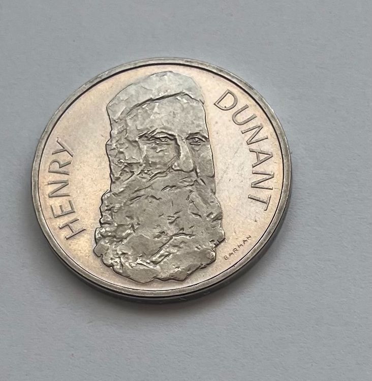 5 Franken Henry Dunat (150. Geburtstag), 1978 (Neu (gemäss Beschreibung ...