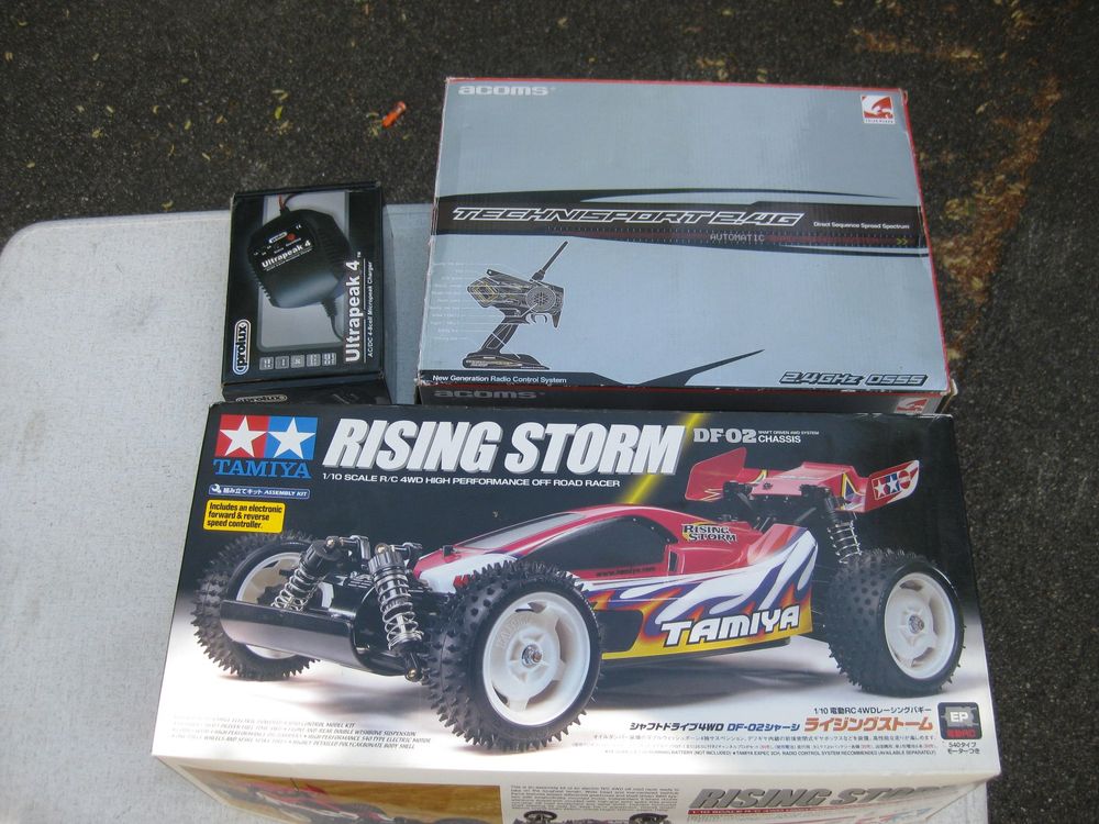 Tamiya RISING STORM DF-02 mit Fernbedienung, Aufladegerät (Gebraucht ...