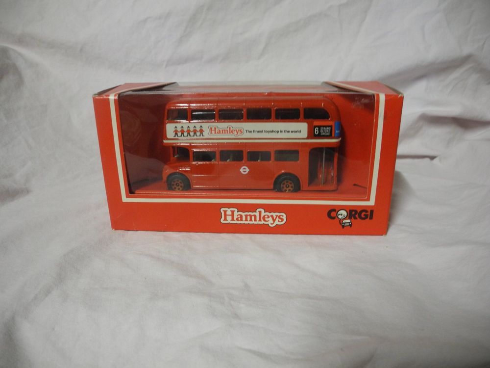 CORGI TOYS HAMLEYS LONDON BUS IN HAMLEYS VERPACKUNG MIB | Kaufen auf ...
