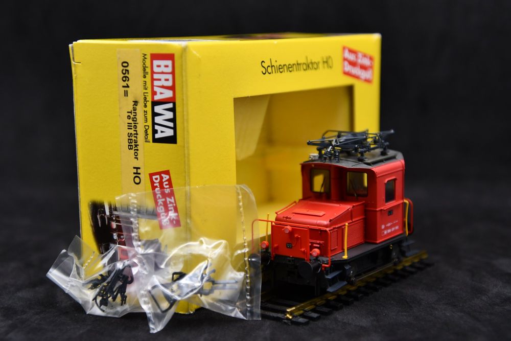Brawa Rangiertraktor Te III SBB analog Gleichstrom, Spur H0 (Gebraucht ...