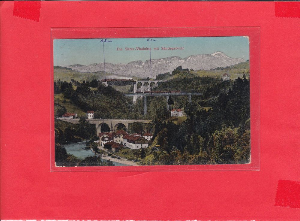 Die Sitter Viadukte mit Säntisgebirge | Kaufen auf Ricardo