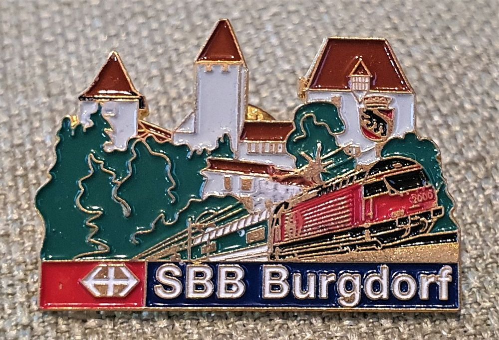 B120 - Pin Bahnhof SBB Burgdorf (Gebraucht) in Reinach BL für CHF 4 – mit Lieferung auf Ricardo ...