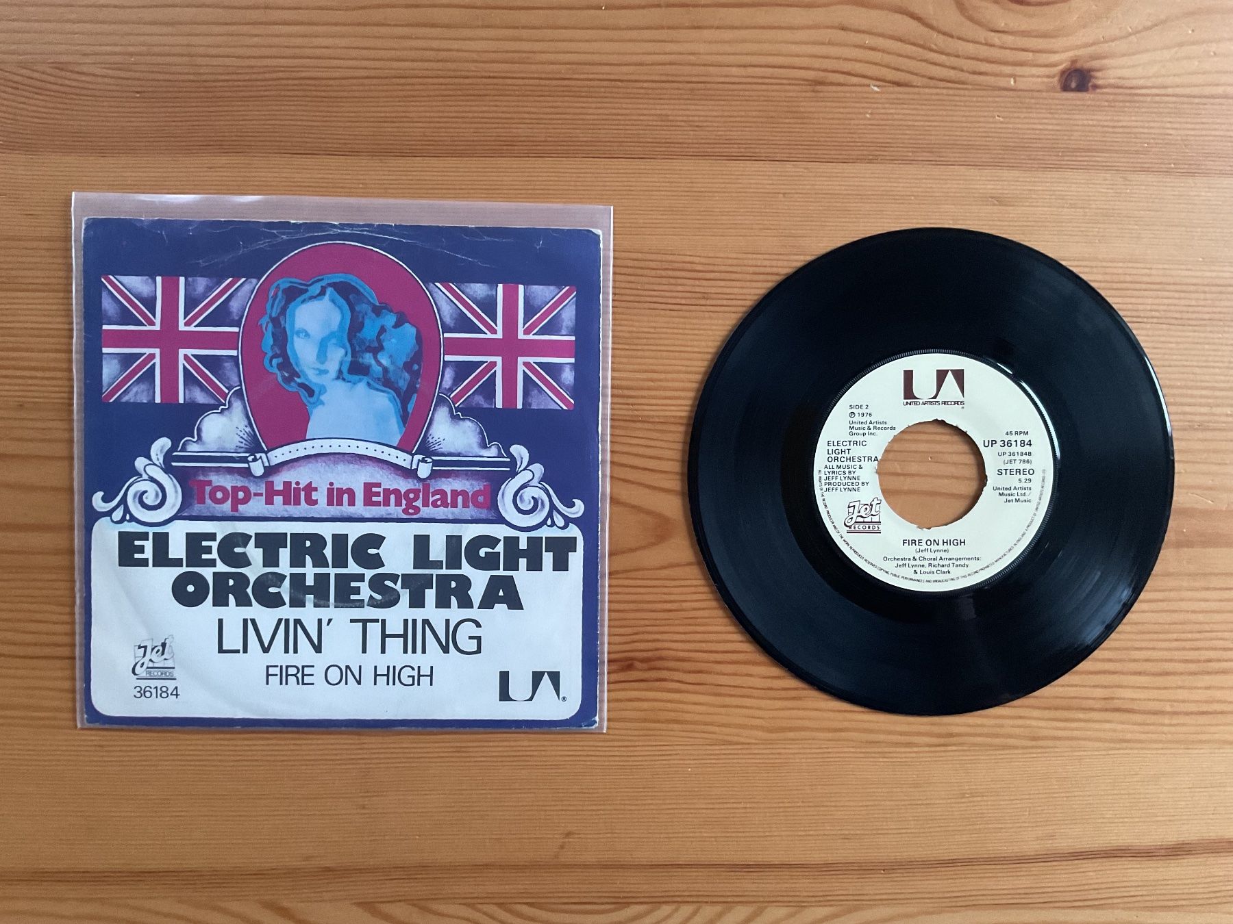 Single 7’’ - Electric Light Orchestra / Livin’ Thing (D'occasion) à ...