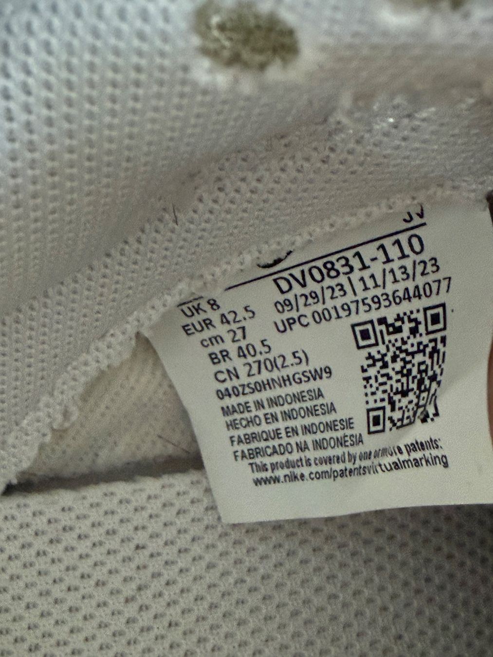 Nike Dunk Low White University Gold, EU 42.5, guter Zustand (Gebraucht ...