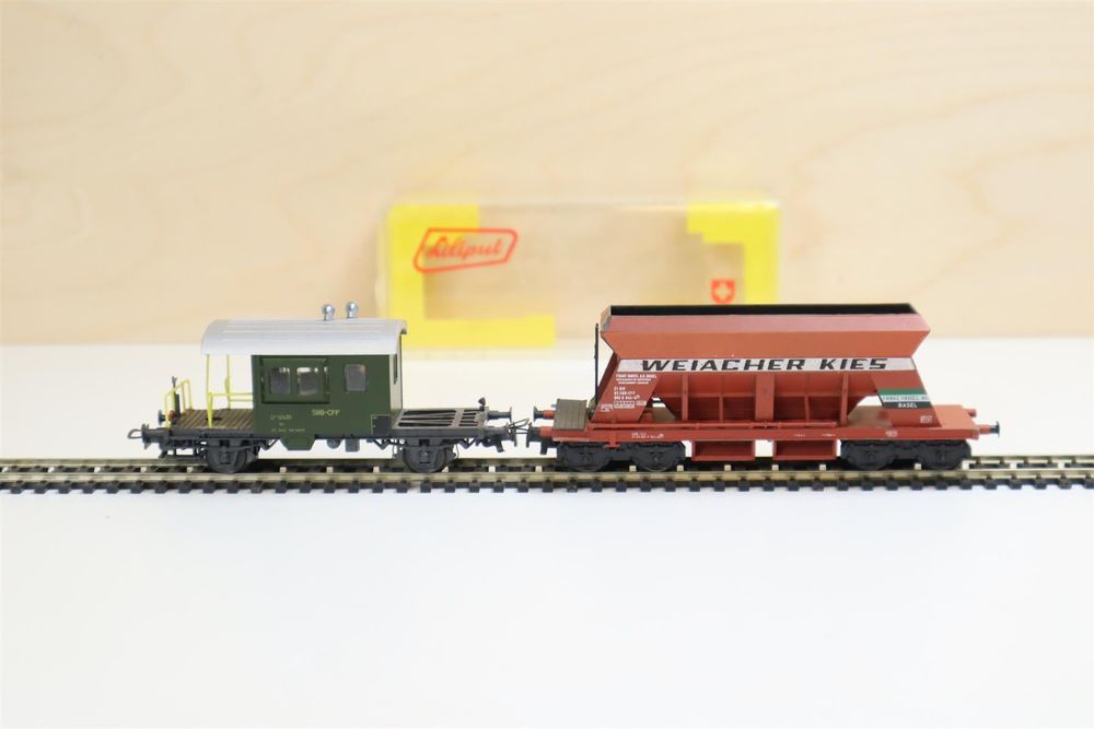 Liliput SBB Begleitwagen + Weiacher Kieswagen | Kaufen auf Ricardo