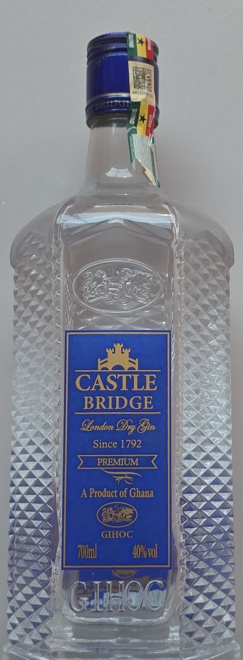 Castle Bridge London Dry Gin - Premium - Neue Flasche! (Neu und ...