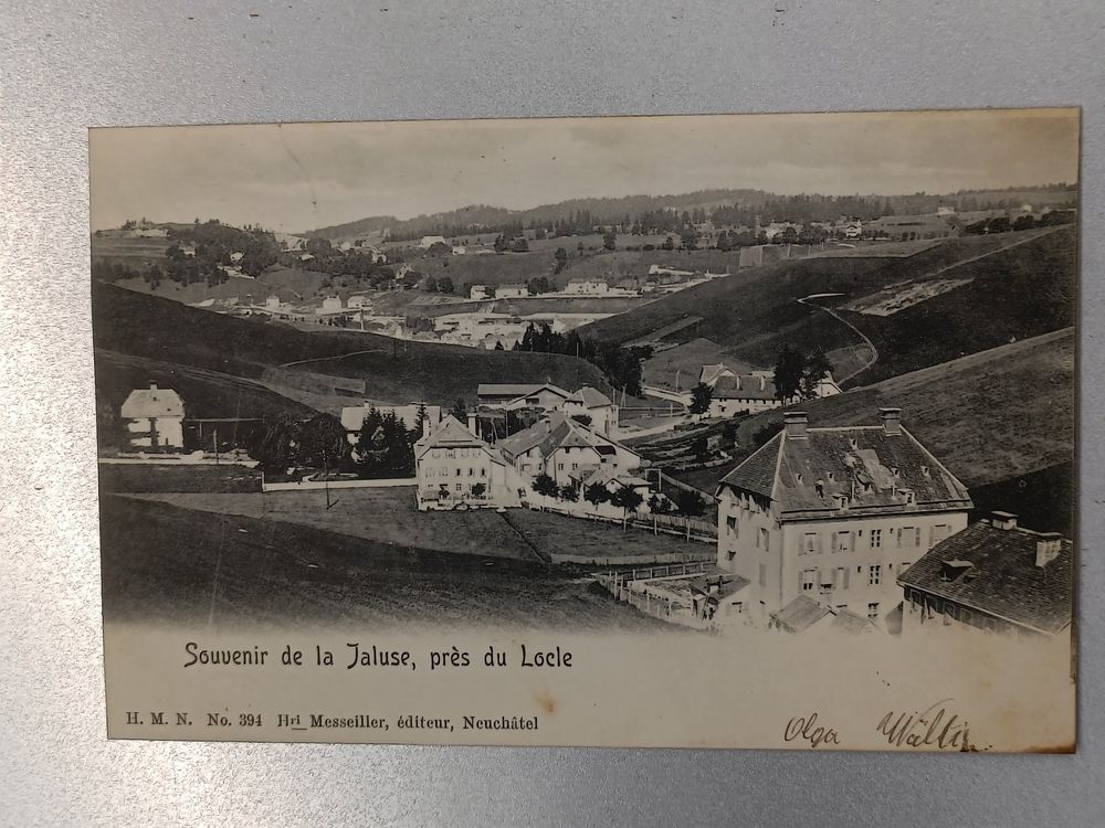 Alte PK / Souvenir de la Jaluse pres du Locle / von 1907 | Kaufen auf ...