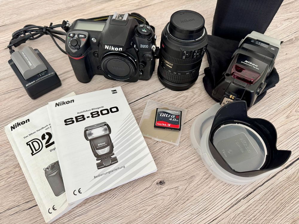 Nikon D200 Set, Top Zustand, wenig gebraucht, Fotos! (Gebraucht) in ...