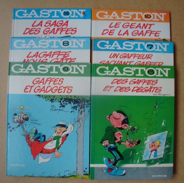 lot de 6 Albums de Gaston Lagaffe | Kaufen auf Ricardo
