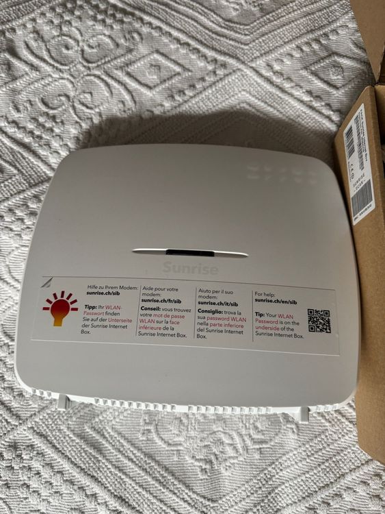 Sunrise Internet Router (Neu und originalverpackt) in Bernex für CHF 15 ...