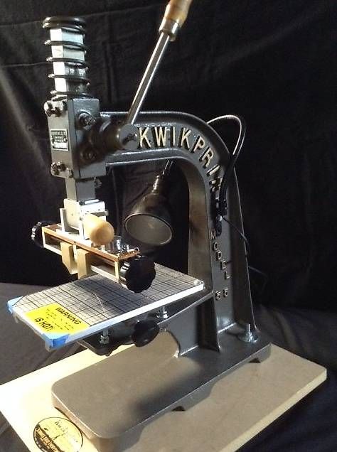 KWIKPRINT Model 25, Heissfolienprägemaschine inkl. Zubehör (Gebraucht ...
