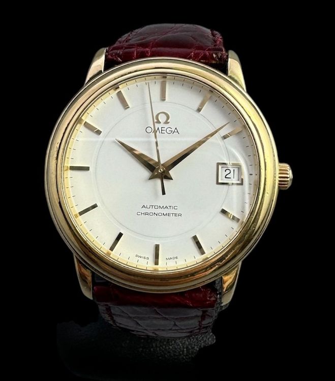 Elegante Omega Automatic Chronometer Gold 18K 34mm *U953 (Gebraucht) in ...