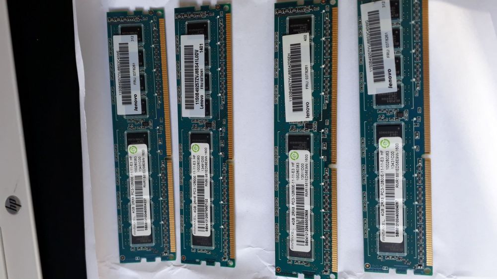 4x 4GB 2RX8 PC3-12800E 11-11-E3 (Gebraucht) in Vevey für CHF 38 – mit Lieferung auf Ricardo kaufen