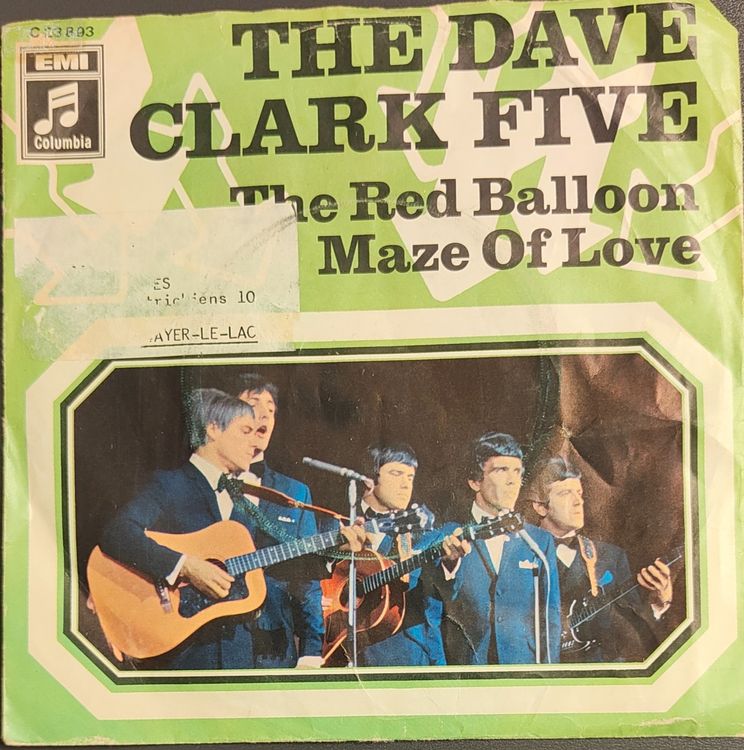 Vinyl Single Dave Clark Five - The Red Balloon (Gebraucht) in ...