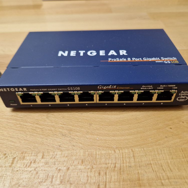 Gigabit Switch Netgear GS108 8-Port (Gebraucht) in Reinach BL für CHF 7 ...