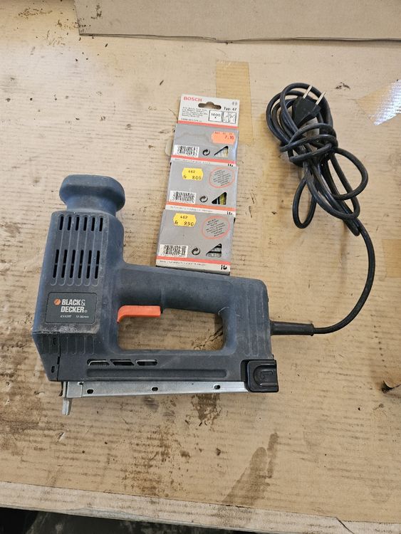 Black&Decker Elektro Tacker KX428E 1500W, | Kaufen auf Ricardo