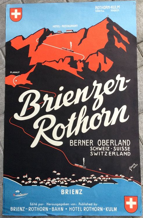 Brienzer-Rothorn Grosse Plakat | Kaufen auf Ricardo