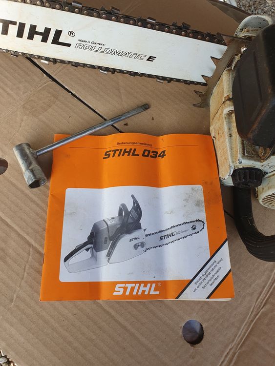 Stihl 034 AV Super electronic quickstop Kettensäge (Gebraucht) in Unterseen für CHF 425 – mit ...