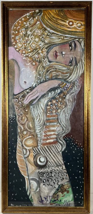 Grosse Jugendstill Gemälde von eine Dame, Unl. Signiert (Gebraucht) in Root für CHF 104 – mit ...