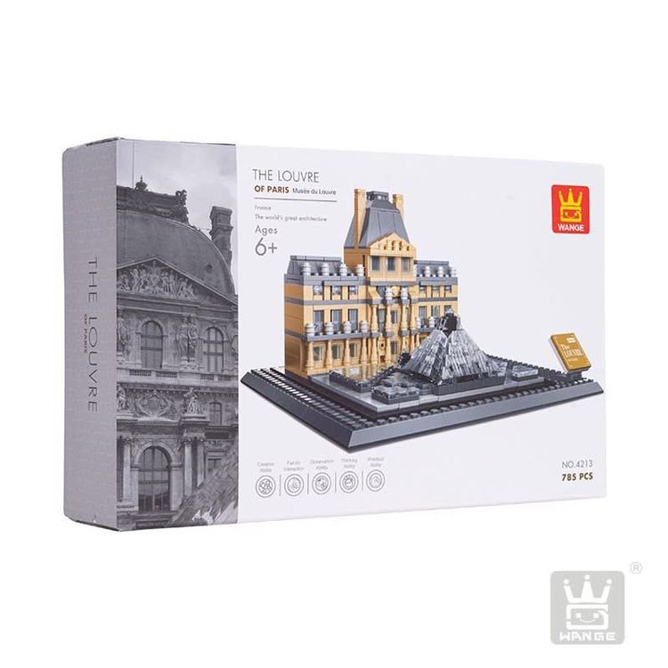 LEGO WANGE 4213 Louvre Museum of Paris Block | Kaufen auf Ricardo