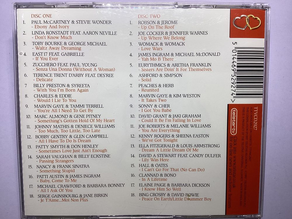 2CD Various – Duets (36 Of The World's Greatest Ever Duets) (Gebraucht ...