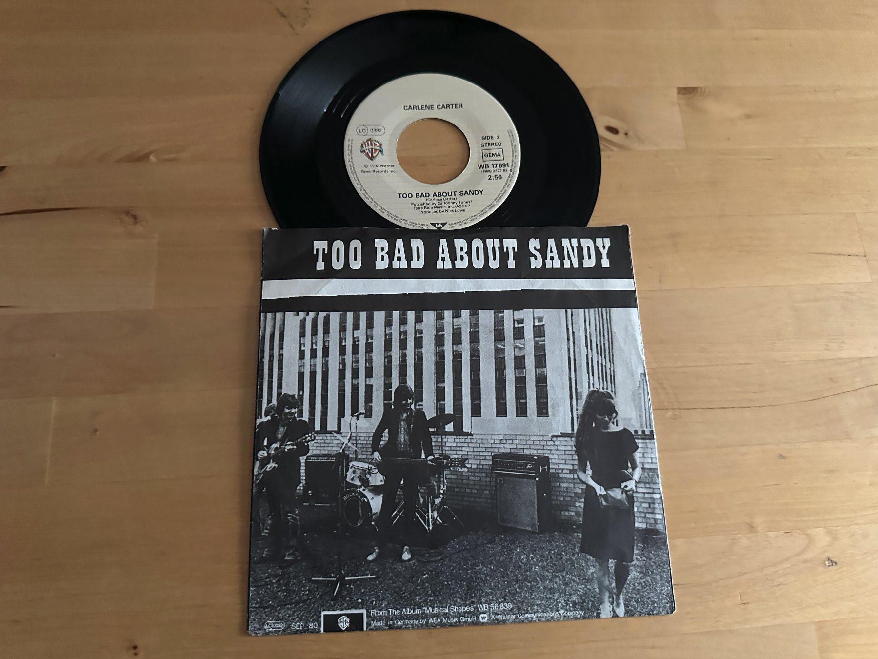 CARLENE CARTER DAVE EDMUNS tolle Baby ride easy Single 80's (Gebraucht ...