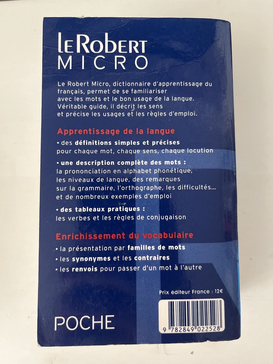 Le Robert Micro: Französisch-Wörterbuch 📕 (Gebraucht) in Sierre für CHF ...