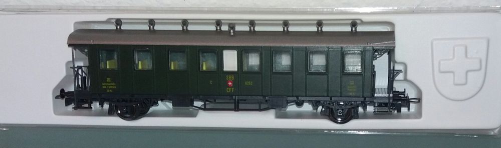 Liliput 27950 - - SBB Personenwagen III Klasse -- HO (Gebraucht) in Giebenach für CHF 28 – mit ...