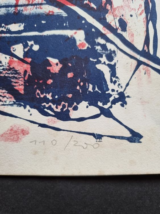 KÜNSTLER UNLESERLICH SIGNIERT LITHOGRAPHIE (Gebraucht) in Gersau für CHF 20 – mit Lieferung auf ...