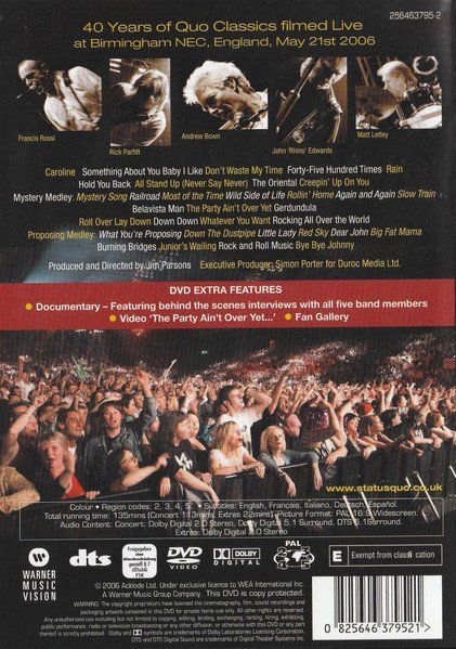 Status Quo – Just Doin' It Live - Vergriffen! (Neu und originalverpackt ...