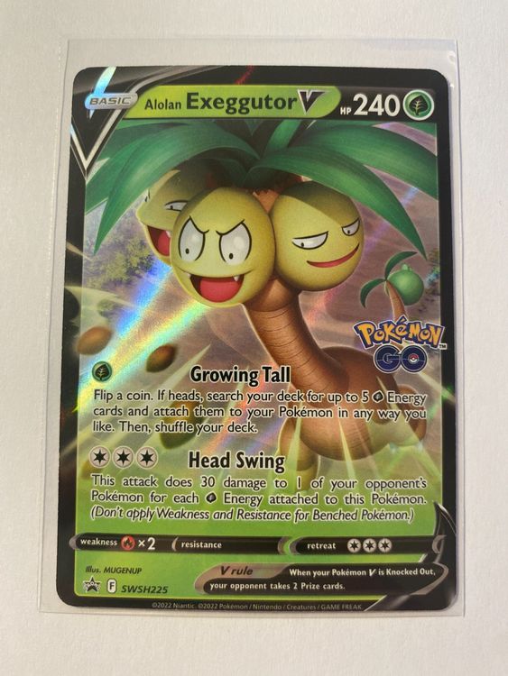 Pokemon Alolan Exeggutor V SWSH 225 EN | Kaufen auf Ricardo