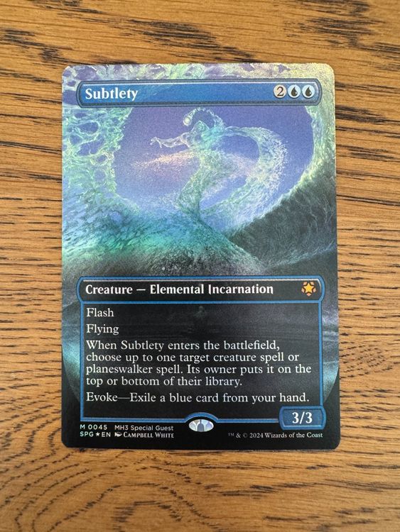 Borderless Foil Subtlety Modern Horizons 3 Special Guests NM (Neu ...