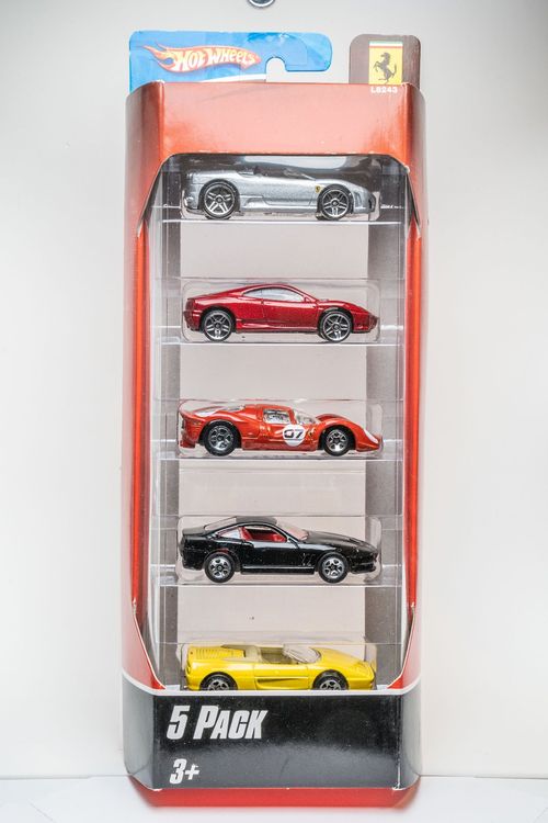 2007 Hot Wheels, Ferrari 5-Pack (L8243-1) (Neu und originalverpackt) in ...