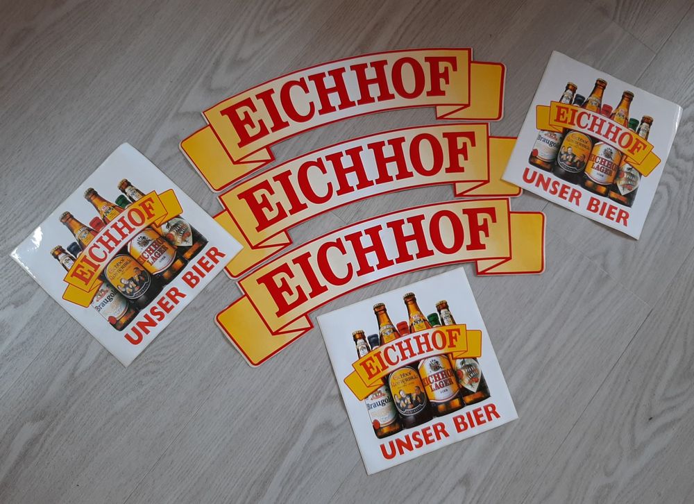 Lot große EICHHOF Aufkleber Sticker Autoaufkleber Mofa (Gebraucht) in ...
