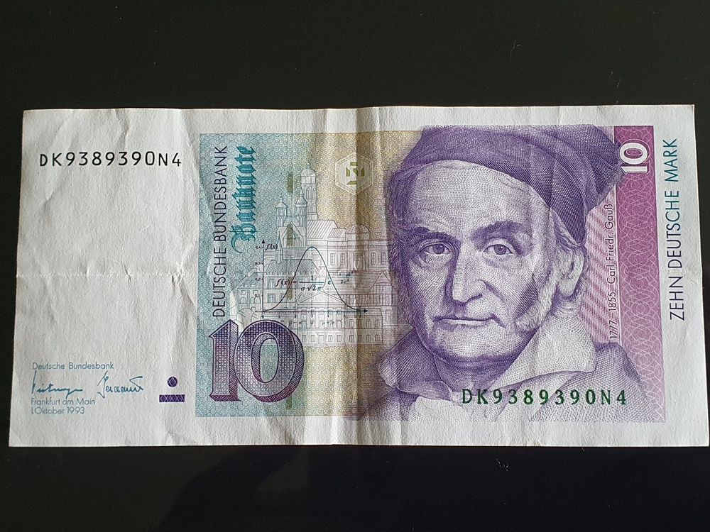 10 DM Deutsche Mark Banknote 1993 DK | Kaufen auf Ricardo