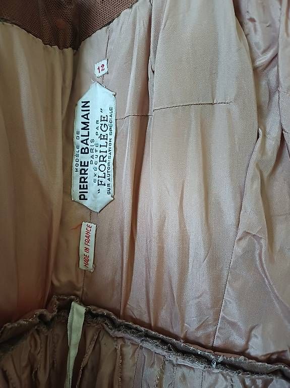 Kleid von Pierre Balmain aus den 50er Jahren (Gebraucht) in ...