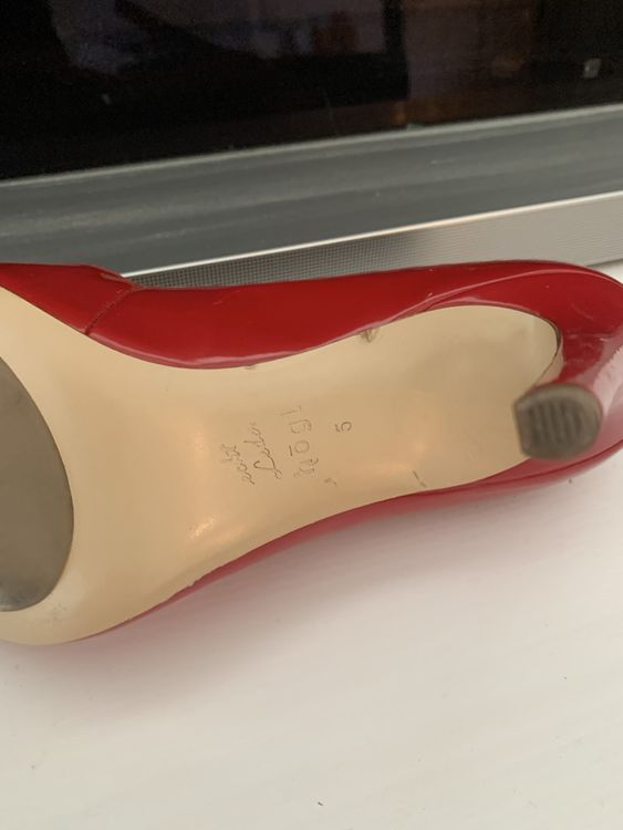 Pumps rot Lack Domina 38 neu Högl wie Peter Kaiser (Neu (gemäss ...
