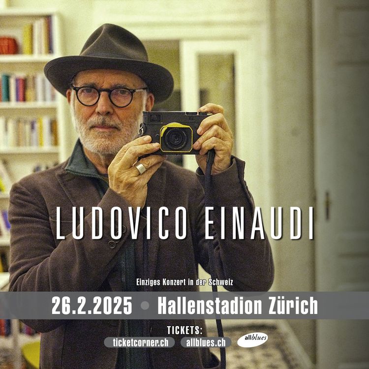 1x Sitzplatz E-Ticket Ludovico Einaudi 26.02.25 Zürich (Neu und ...