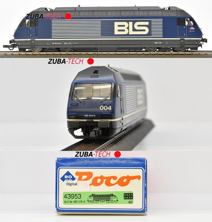 Roco 43953 E-Lok Re 465 BLS H0 WS OVP (Gebraucht) in St. Gallen für CHF ...