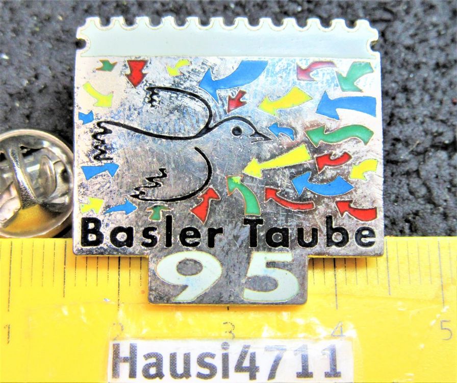 BASLER TAUBE Briefmarken-PIN 1995 (Neu (gemäss Beschreibung)) in Ettingen für CHF 0.95 – mit ...
