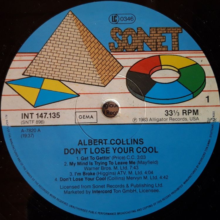 LP Albert Collins Dont Lose Your Cool and the Ice Breakers (Gebraucht ...