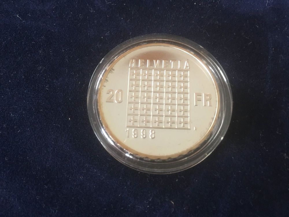 20 Fr. Helvetia 1848 - 1998, Jg. 1998 (Neu (gemäss Beschreibung)) in ...