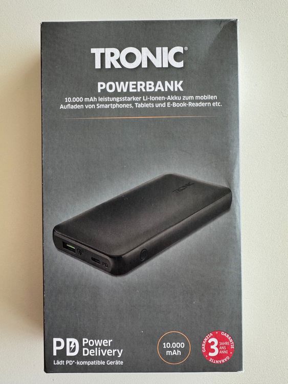Tronic Powerbank 10.000 mAh | Kaufen auf Ricardo