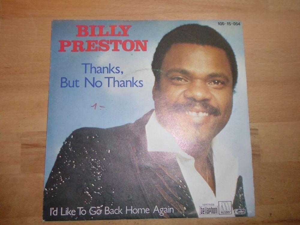 Single Billy Preston Thanks but no thank (Gebraucht) in Gelterkinden ...