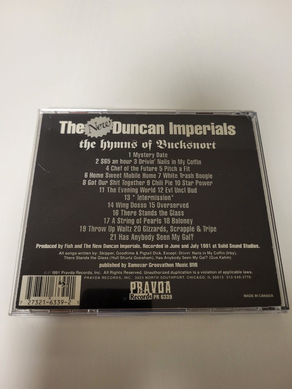 The New Duncan Imperials - The Hymns of Bucksnort- CD (Neu (gemäss ...